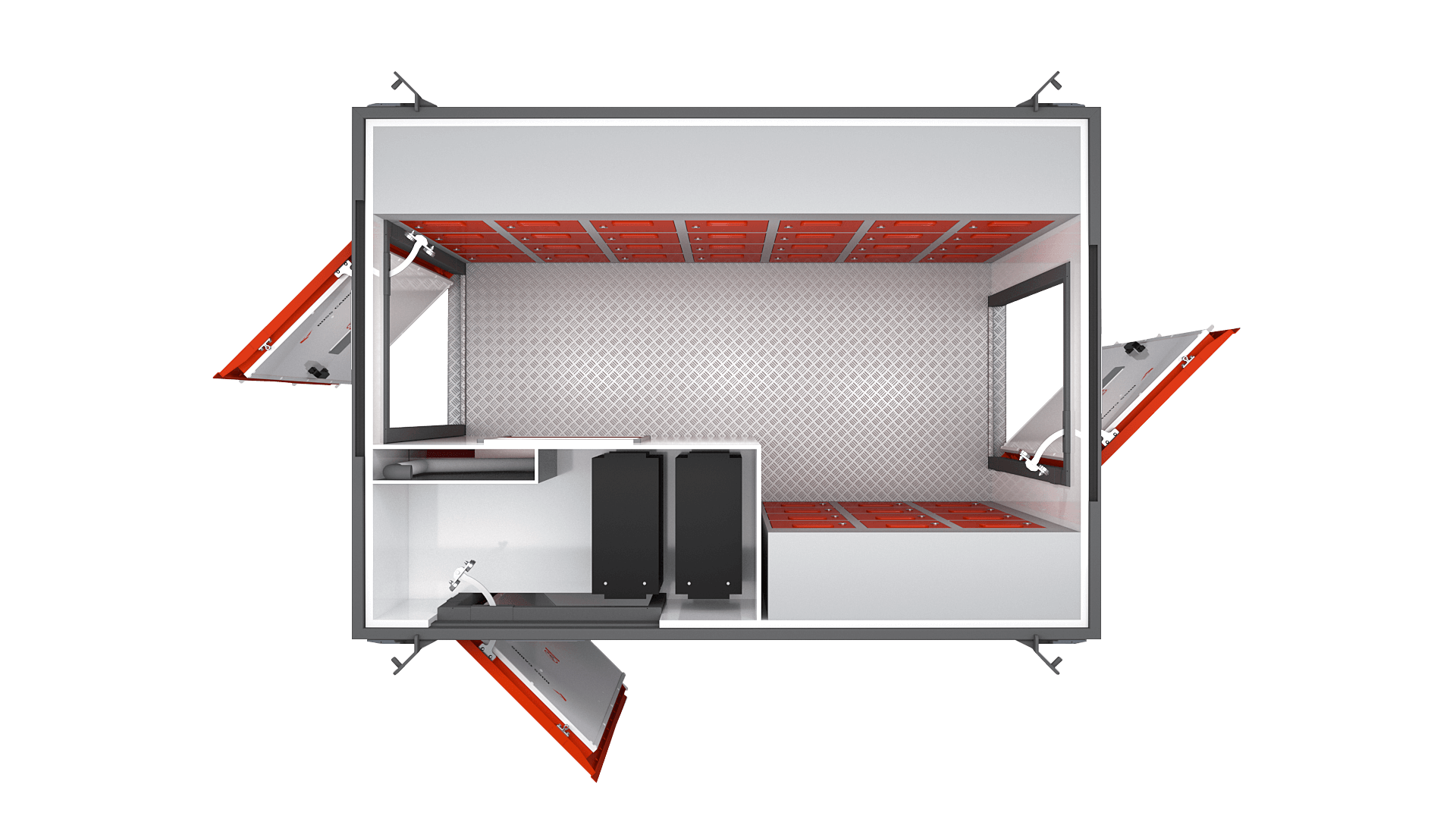 Charge Space - Boss Cabins - We Mean Business